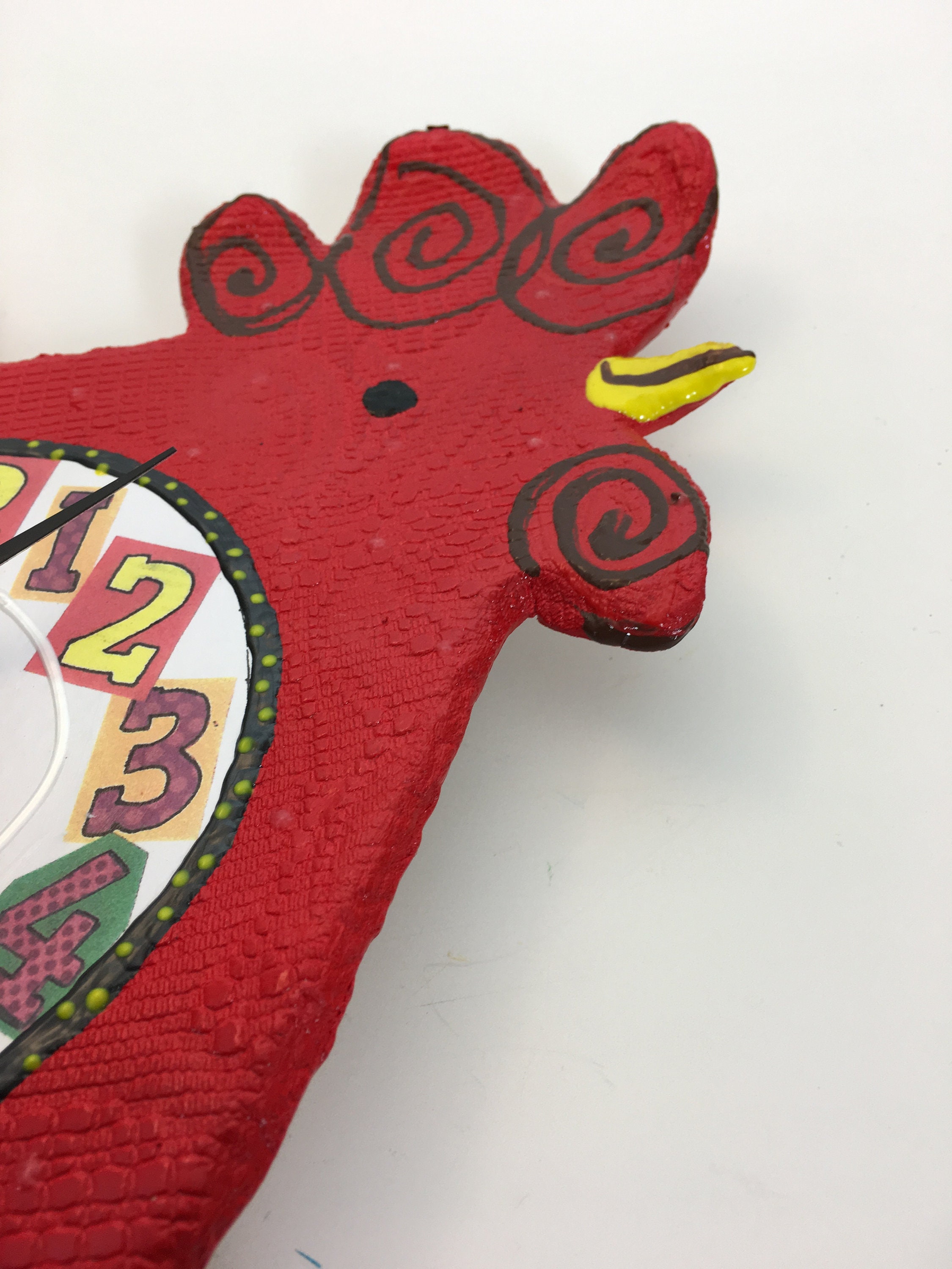 Wall Clock Rooster Clockkitchen Clock Animal Clock Kitchen | Etsy