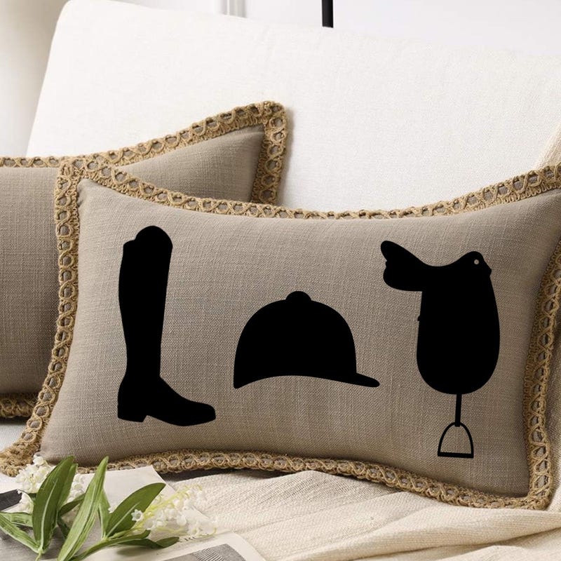 Equestrian Pillow - Etsy
