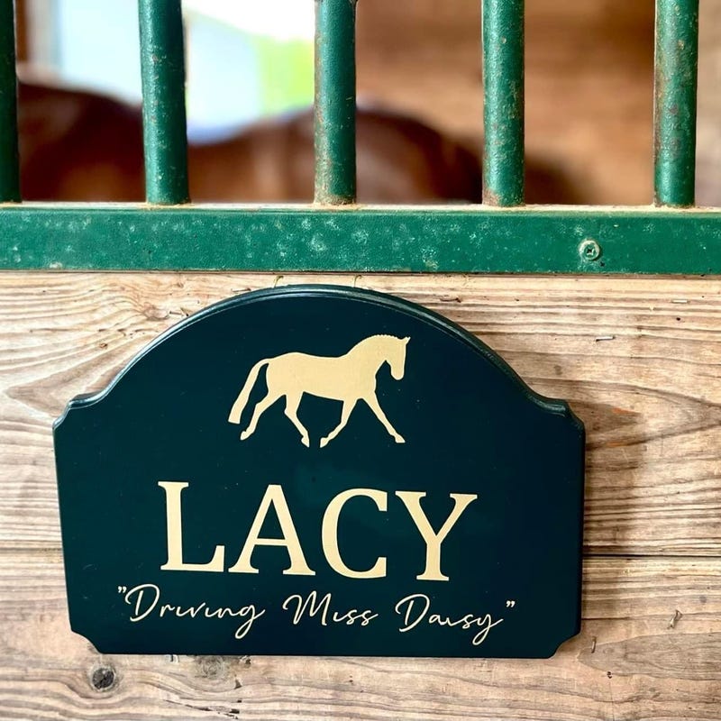Horse Stall Signs - Etsy