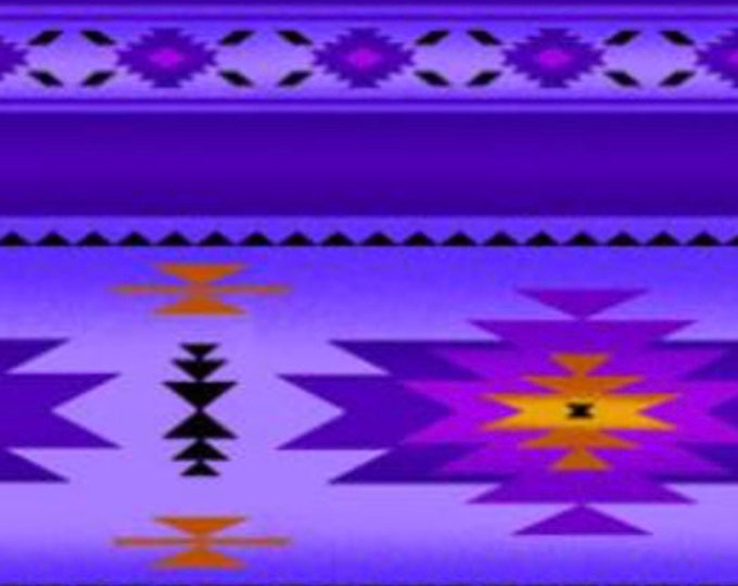 Purple Southwest/native Design Fabric - Etsy