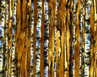 Birch tree quilt | Etsy