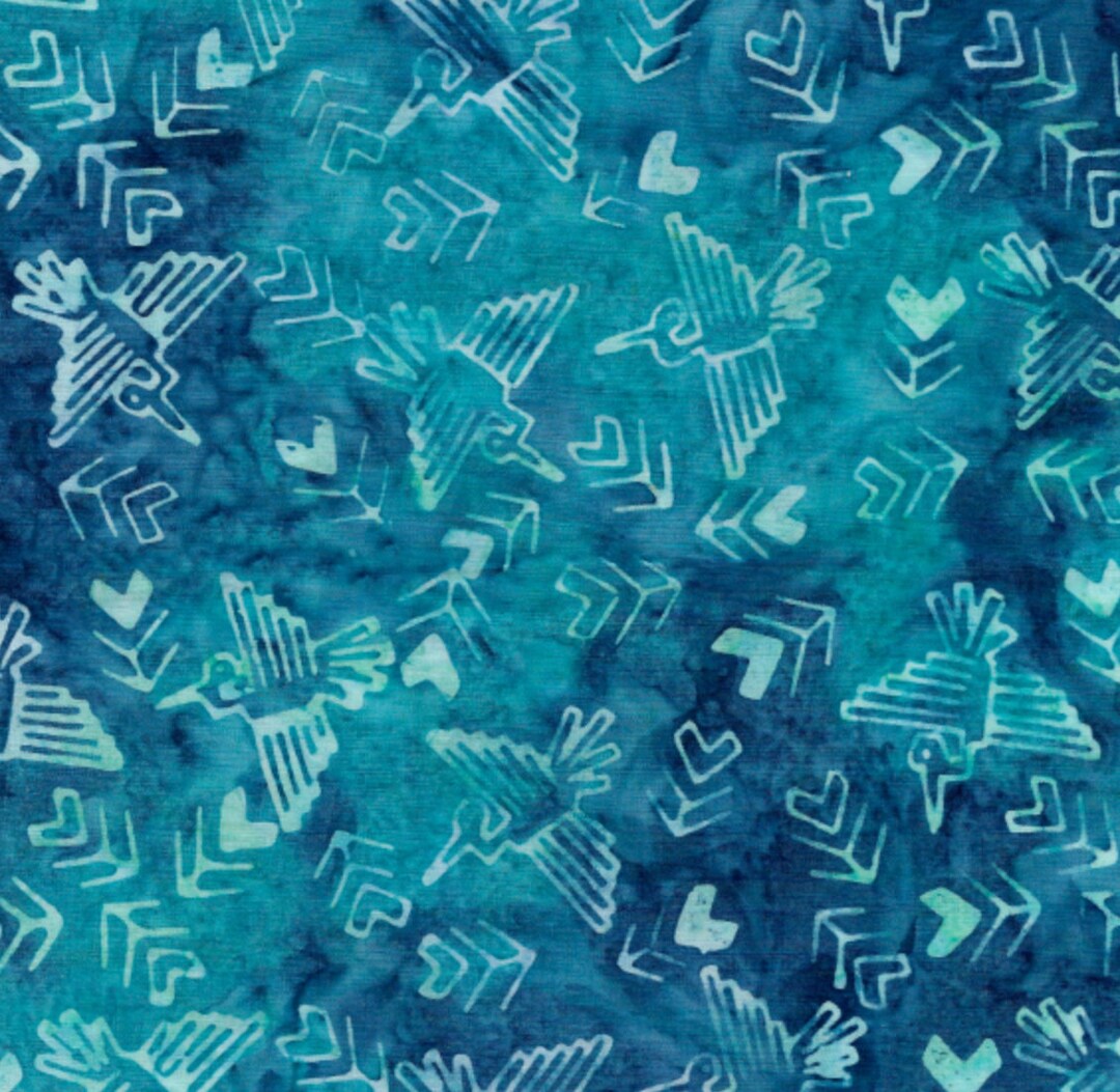 Native Condor Design Batik Fabric. - Etsy
