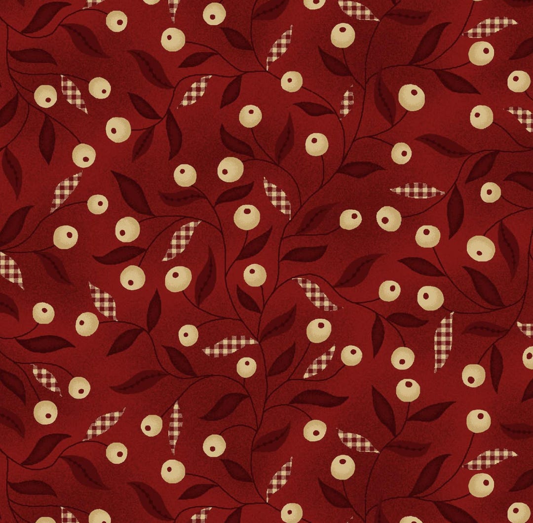 Garnets and Gingham by Kim Diehl. - Etsy