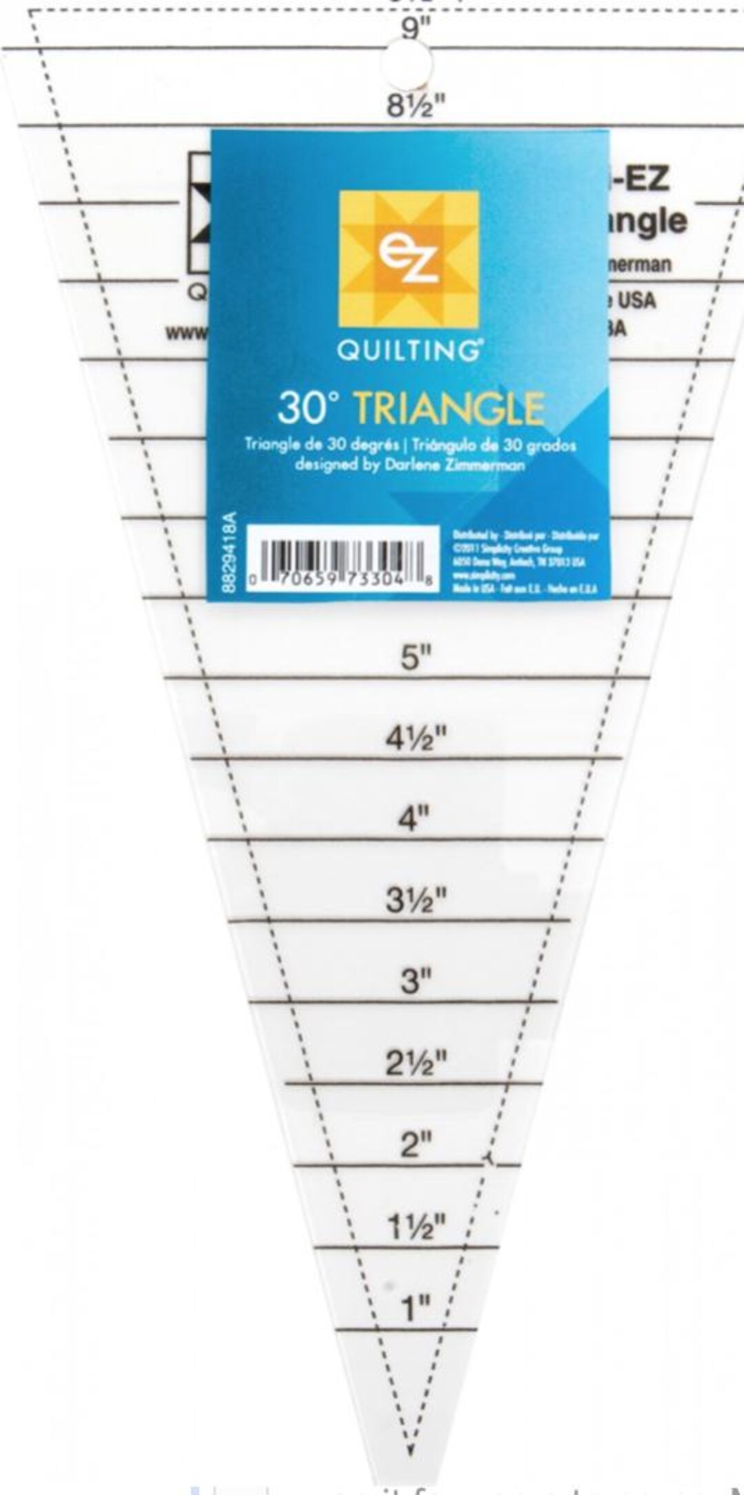 Simpli EZ 30 Degree Triangle 9 and One Half Inch Ruler. - Etsy