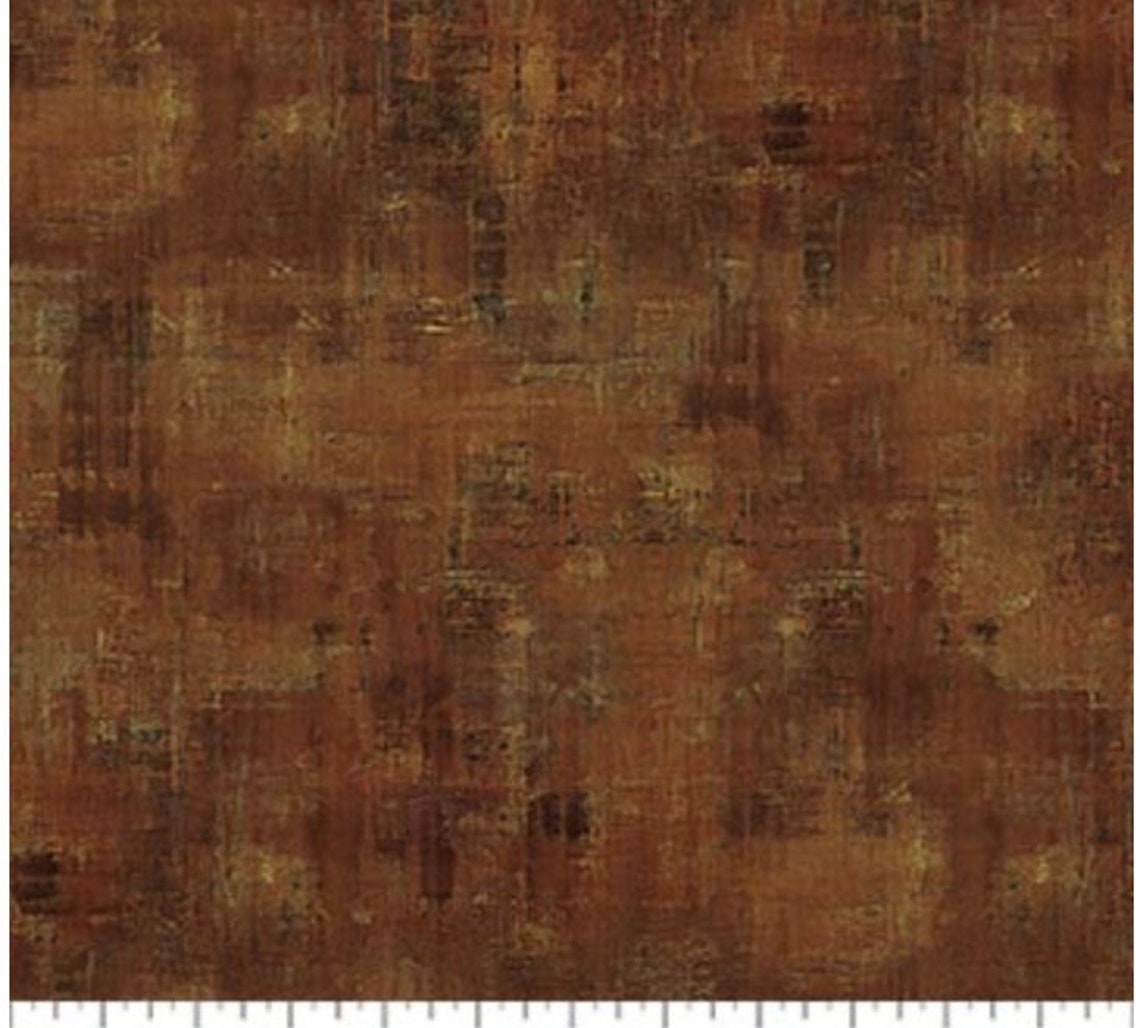 Brown and Rust Colored Fabric From Northcott and by Elise Genest. - Etsy