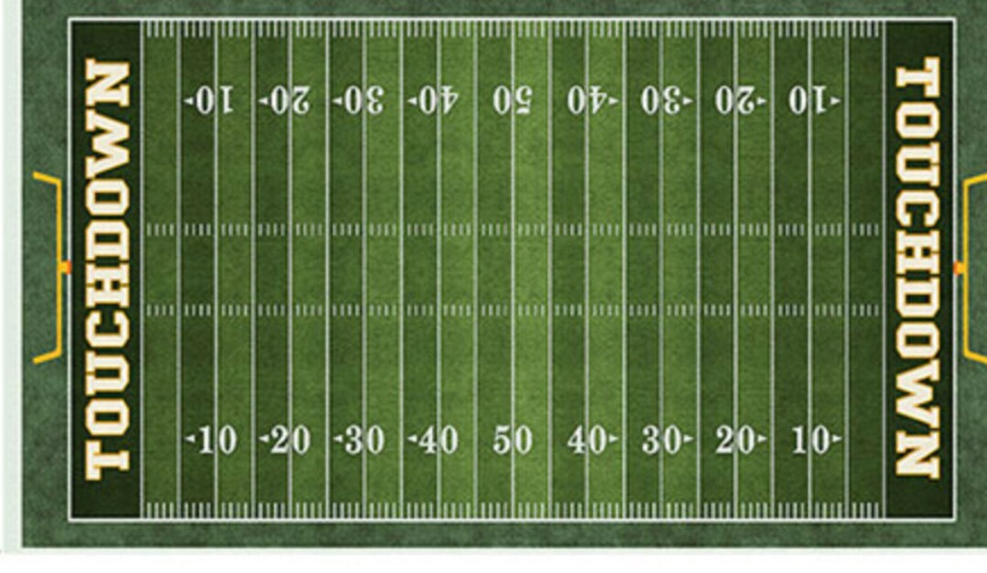 Football Field Panel From QT Fabrics. - Etsy