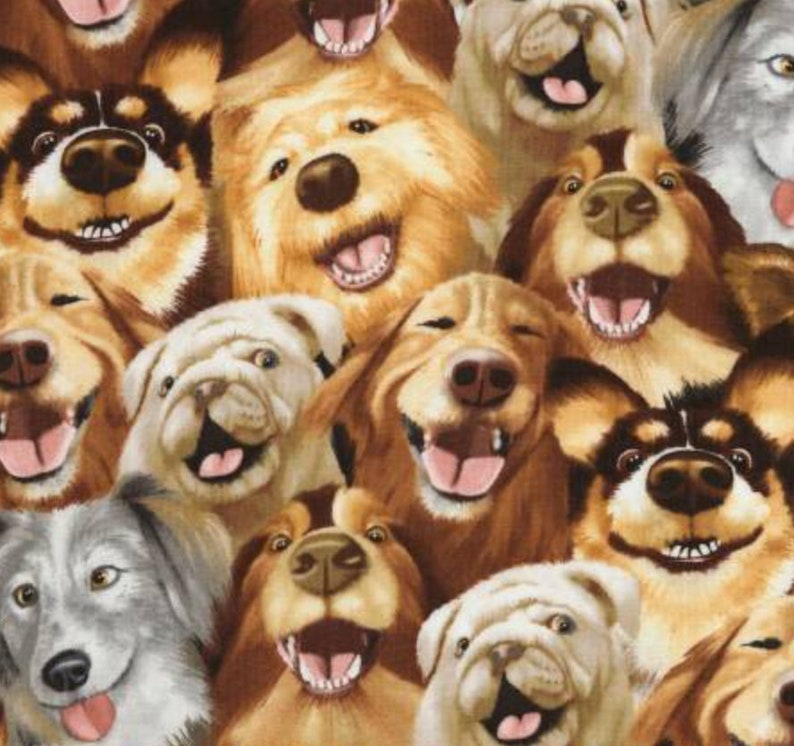 Happy faced dogs ready to join your family. | Etsy