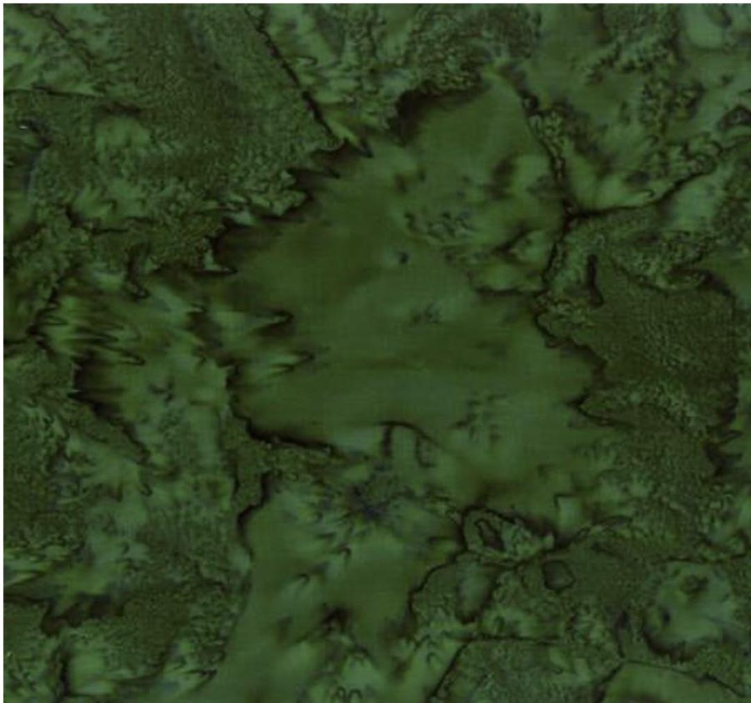 A Rich, Dark Pine Green Batik From Hoffman Fabrics. - Etsy