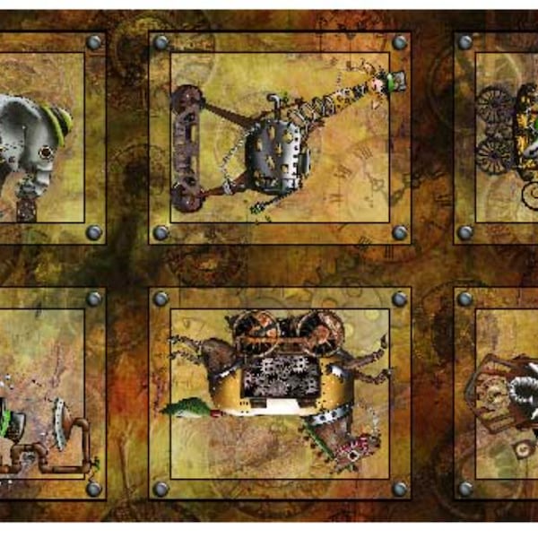Steampunk Panel - Etsy