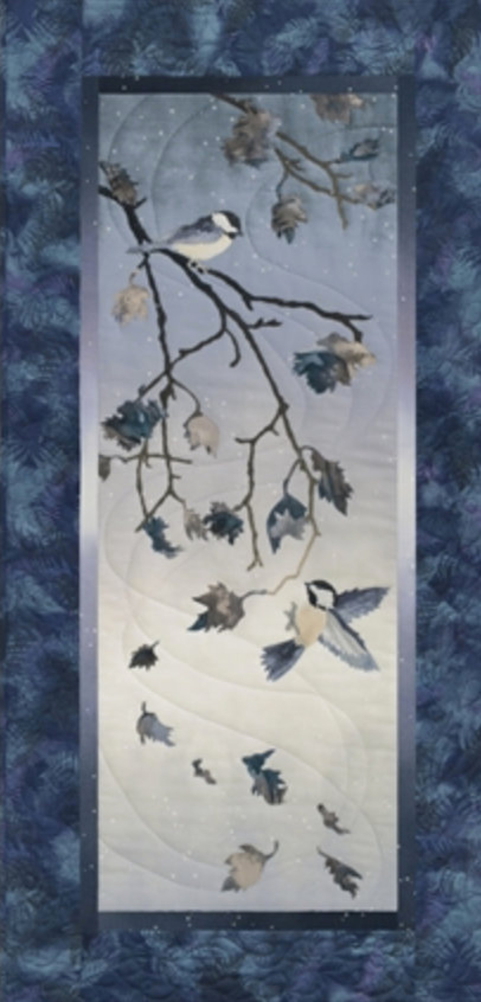 Aurora Ridge Series. Chickadee Bird Pattern "feather Flurry" From ...