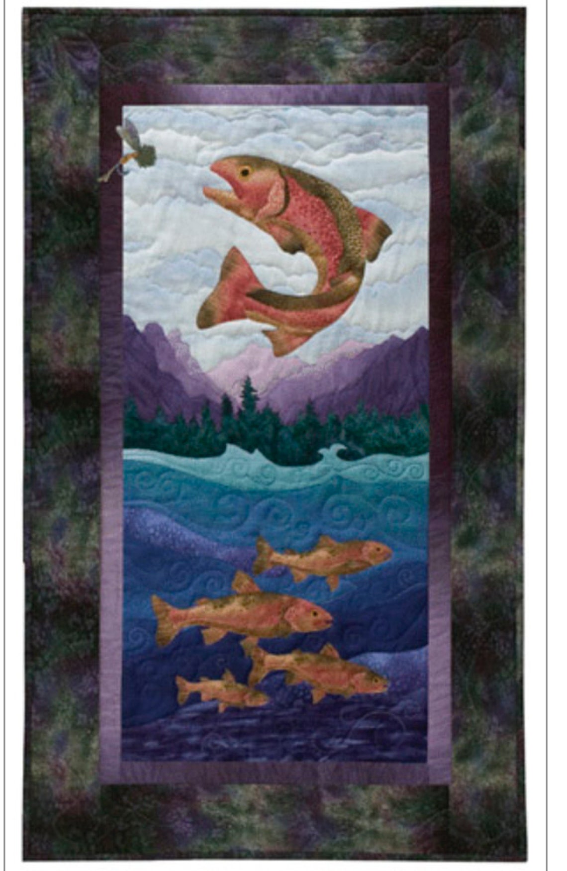 Early Riser Pattern of Trout in a Stream, a Pineneedles Pattern. - Etsy
