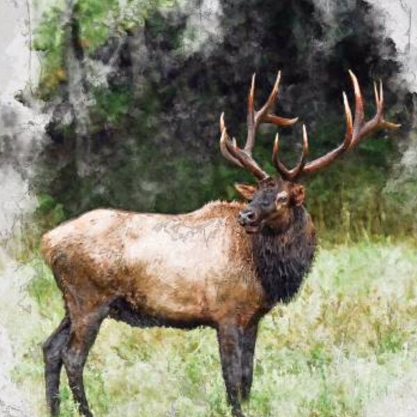 Elk Fabric - Etsy