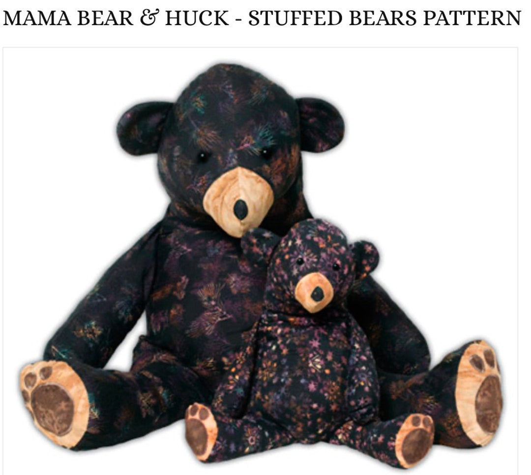 Mckenna Ryan Teddy Bear Pattern "mama & Huck". - Etsy