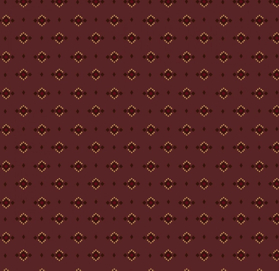 Reproduction fabric by Kim Diehl. A wine colored fabric in | Etsy