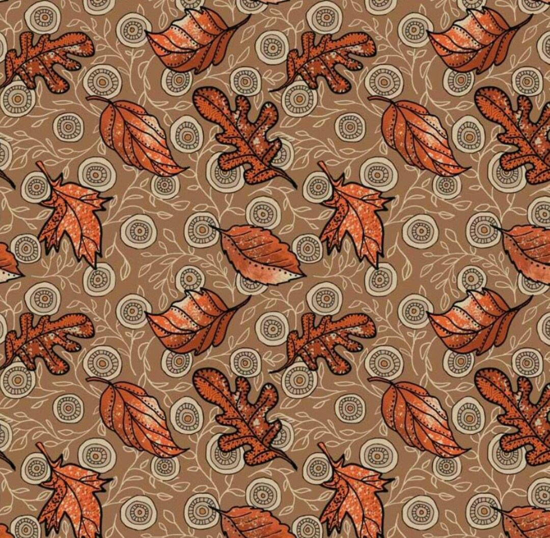 Leaf Toss Fabric From the "origins" Collection and P & B Textiles. - Etsy