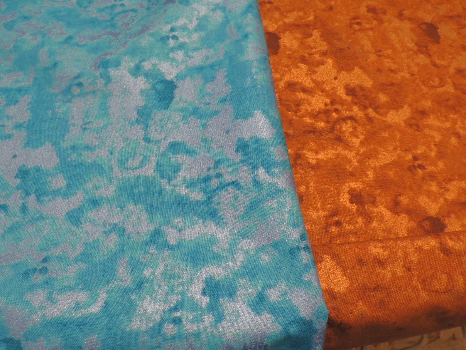 Blank Quilting copper colored fabric coin by Mark | Etsy