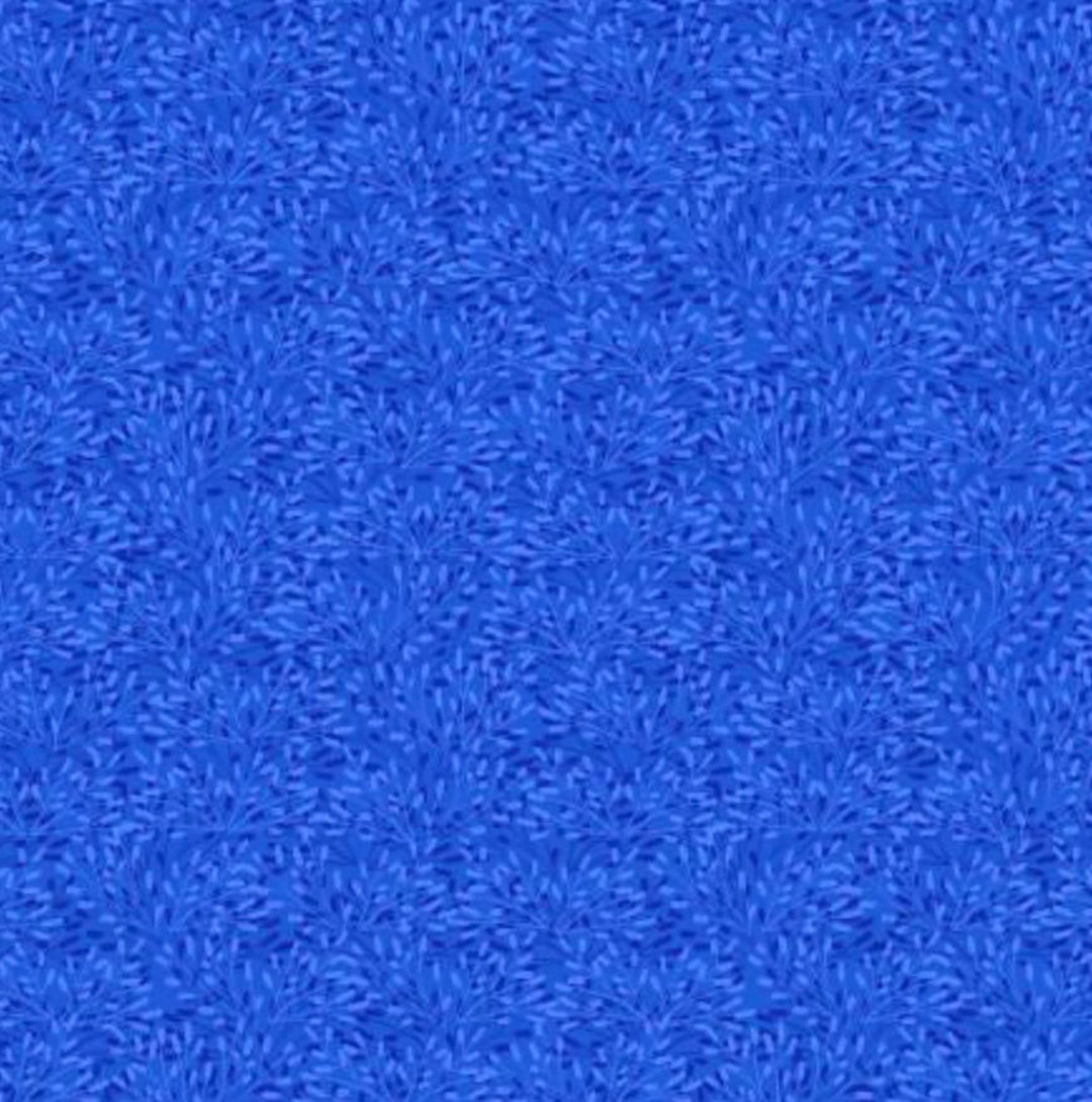 Deep Blue Whimsy Fabric by Wilmington Prints. - Etsy