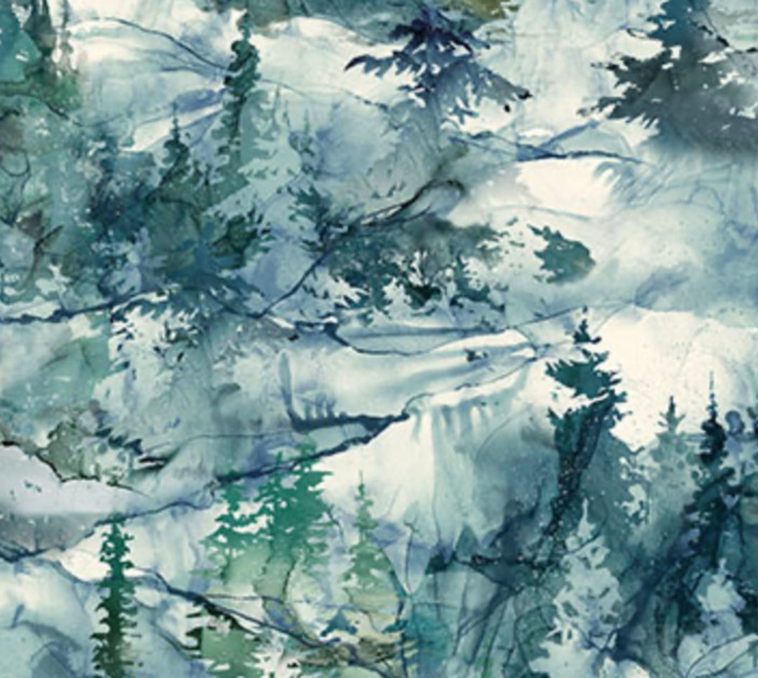 Beautiful Forest and Mountain Scene. Part of the northern Peaks Line ...