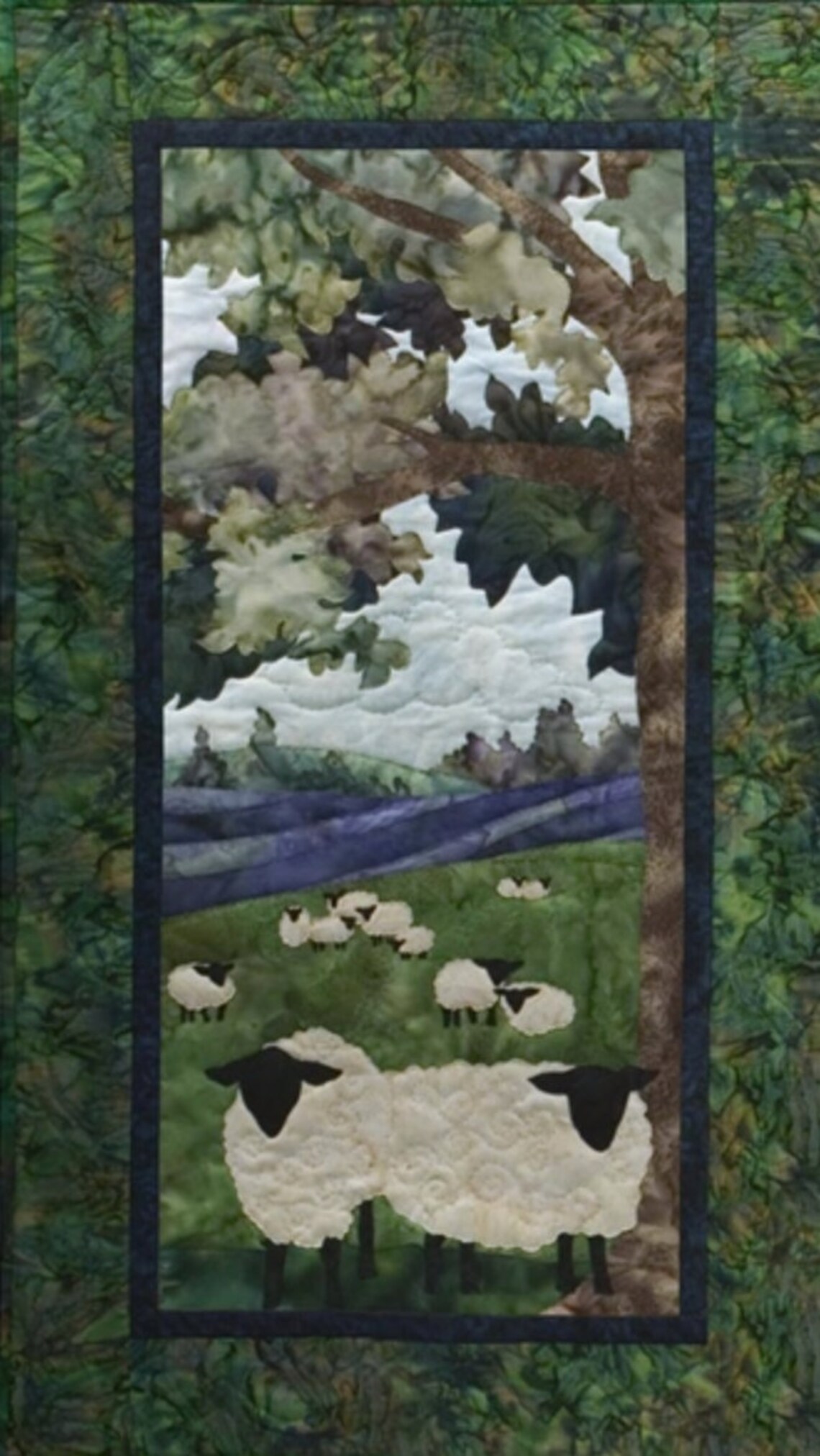 Mckenna Ryan Pattern With Sheep in the Pasture. wooly | Etsy