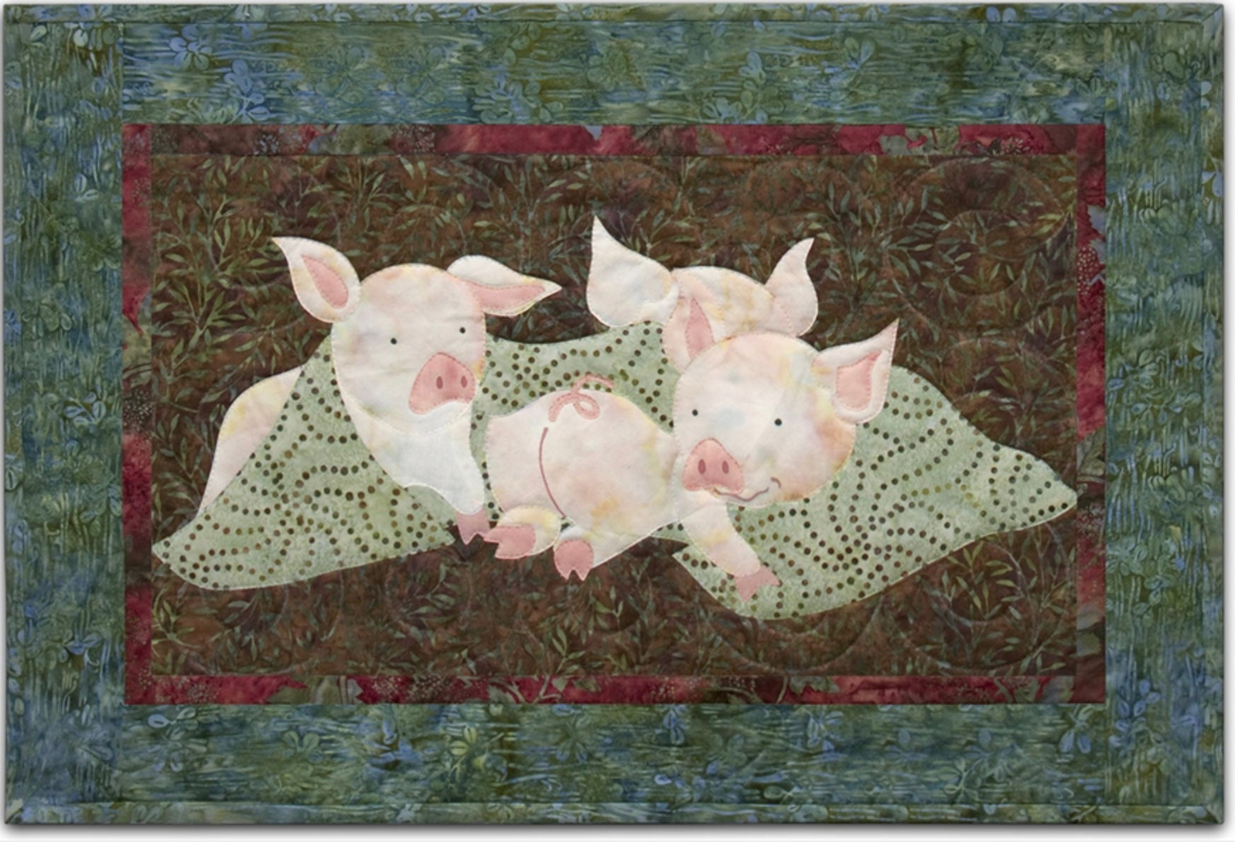 Mckenna Ryan Pineneedles Pattern. Pigs in a Blanket Appliqué Pattern ...