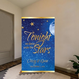 Tonight We Dance Under the Stars Cardboard Welcome Sign, Free Standing ...