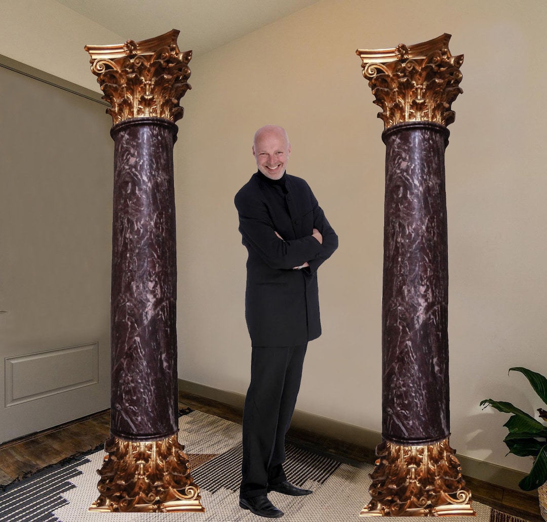 Cardboard Life Size Cardboard Cutout Column Props With Easel on the ...