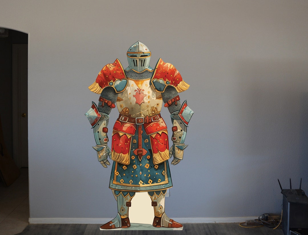 Medieval Knight Life Size Cardboard Cutout With Easel on Back - Etsy