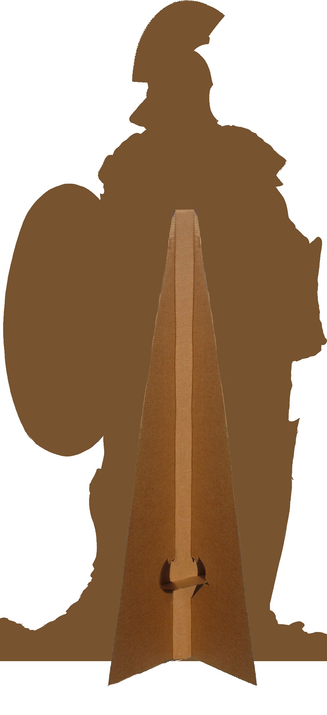 Spartan Gladiator Cardboard Cutout Prop With Easel on the Back to Make ...