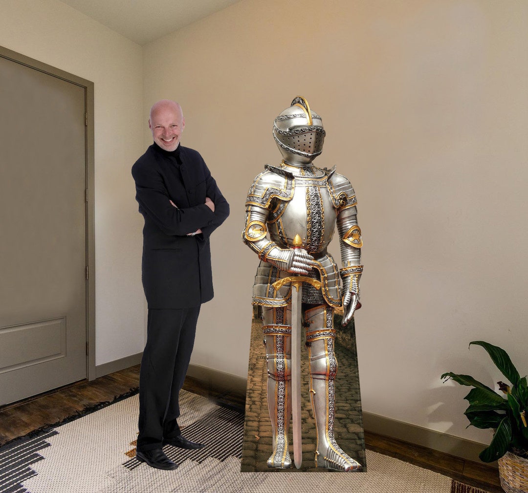 Kings Knight Cardboard Cutout, Knight in Armour, Kings Knight, Medieval ...