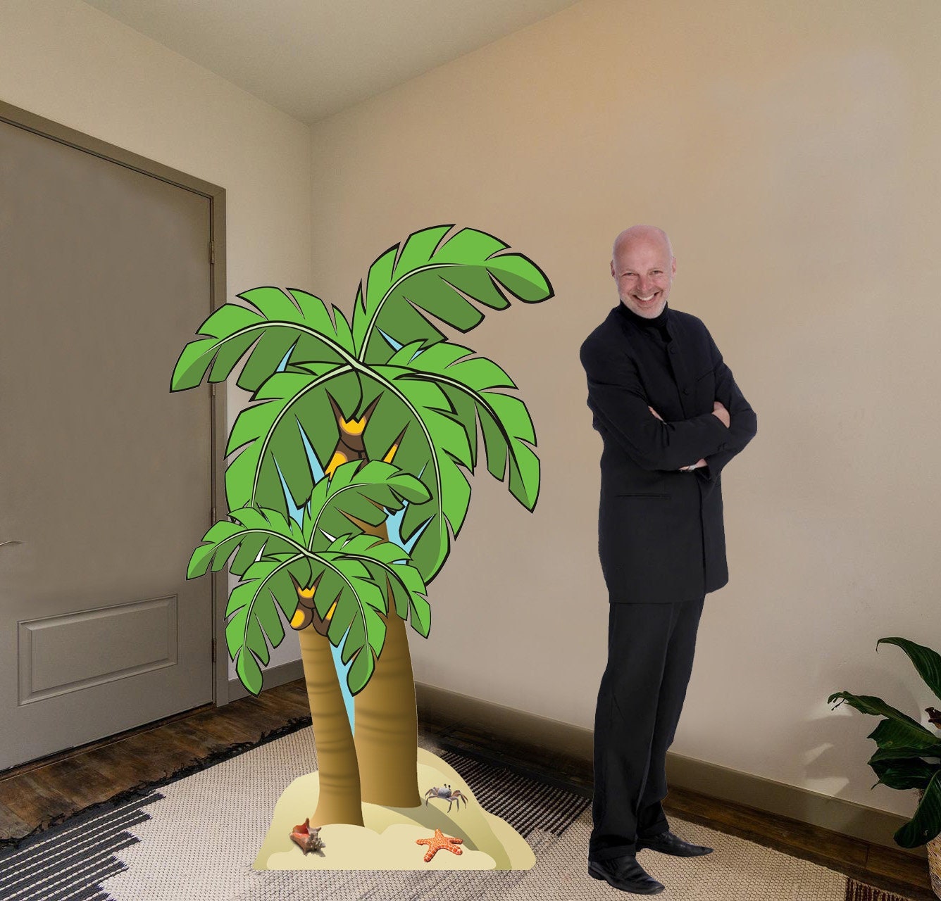 Cardboard Palm Tree