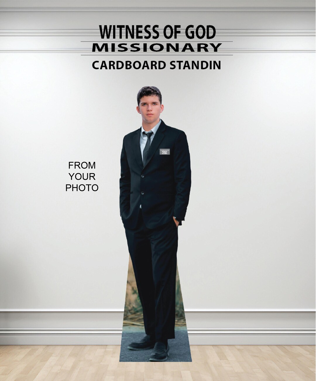 Witness of God Missionary Cardboard Cutout Life Size Photo Standin - Etsy