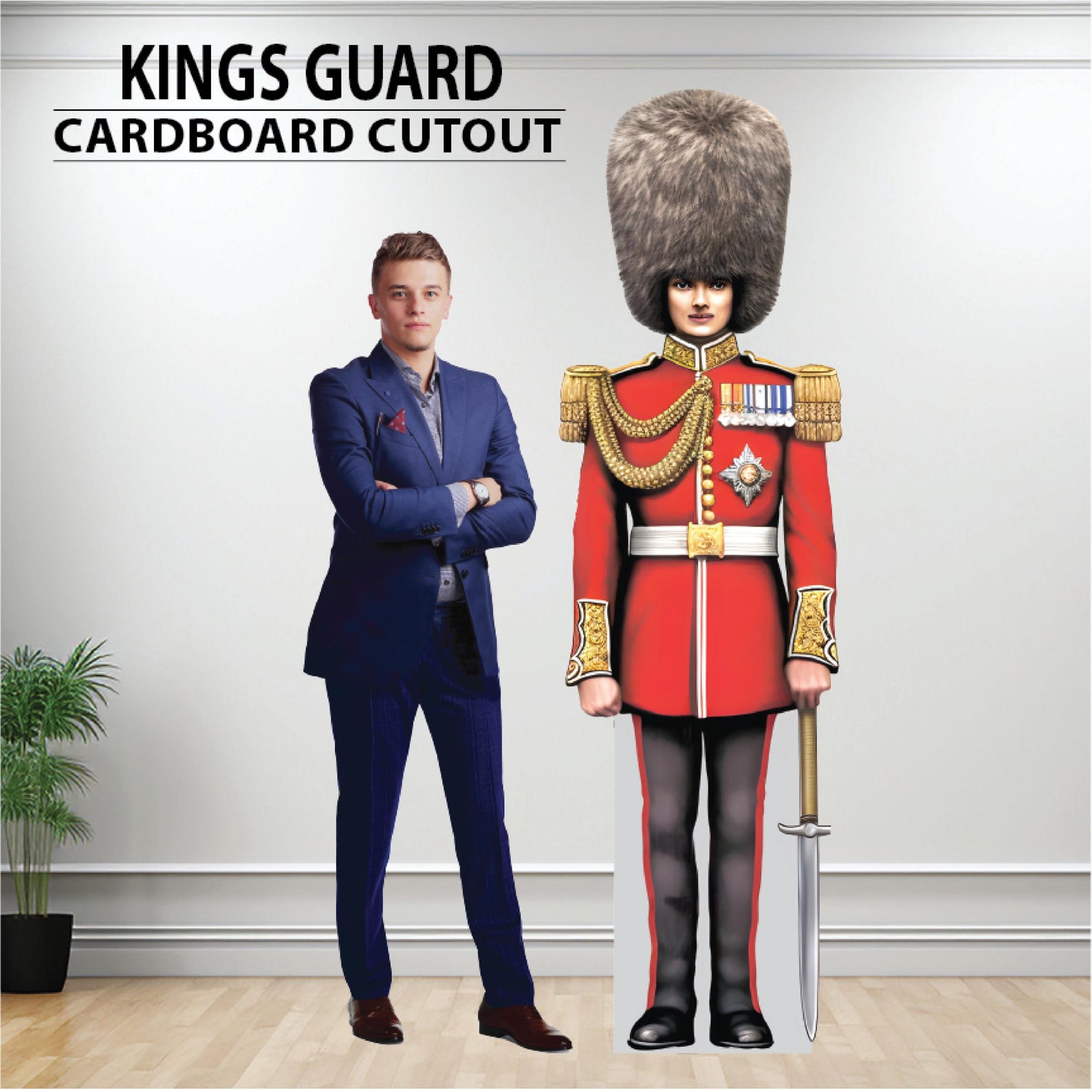 Royal Guard Life Size Cardboard Cutout With Easel on the Back - Etsy