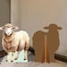 Sheep Cardboard Cutout Prop With Easel on the Back - Etsy