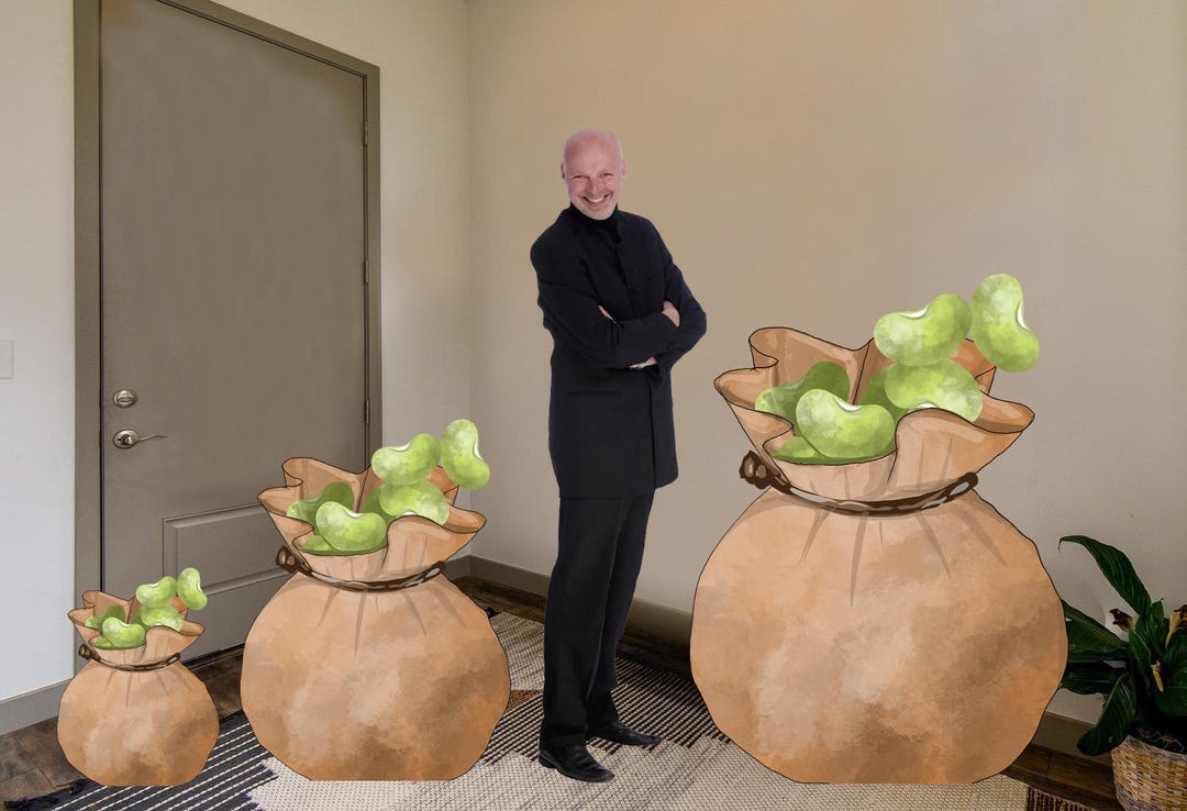 Magic Beans Cardboard Cutout Prop, With Easel on the Back - Etsy