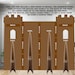 Castle Wall Medieval Castle Prop, Medieval Prom Props Four Piece ...
