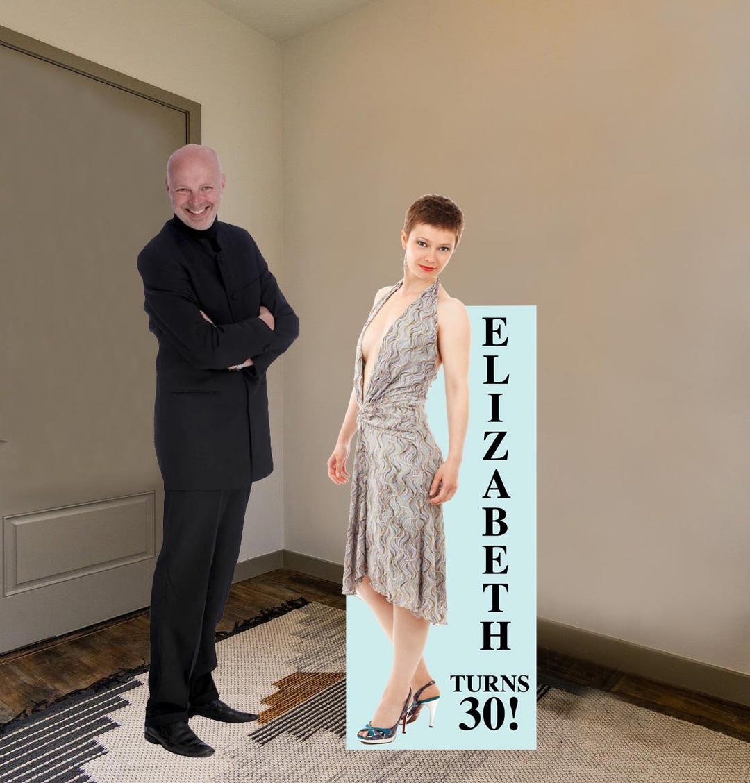 Life Size Cardboard Cutout From Your Photo, Standup Photo Prop,custom ...