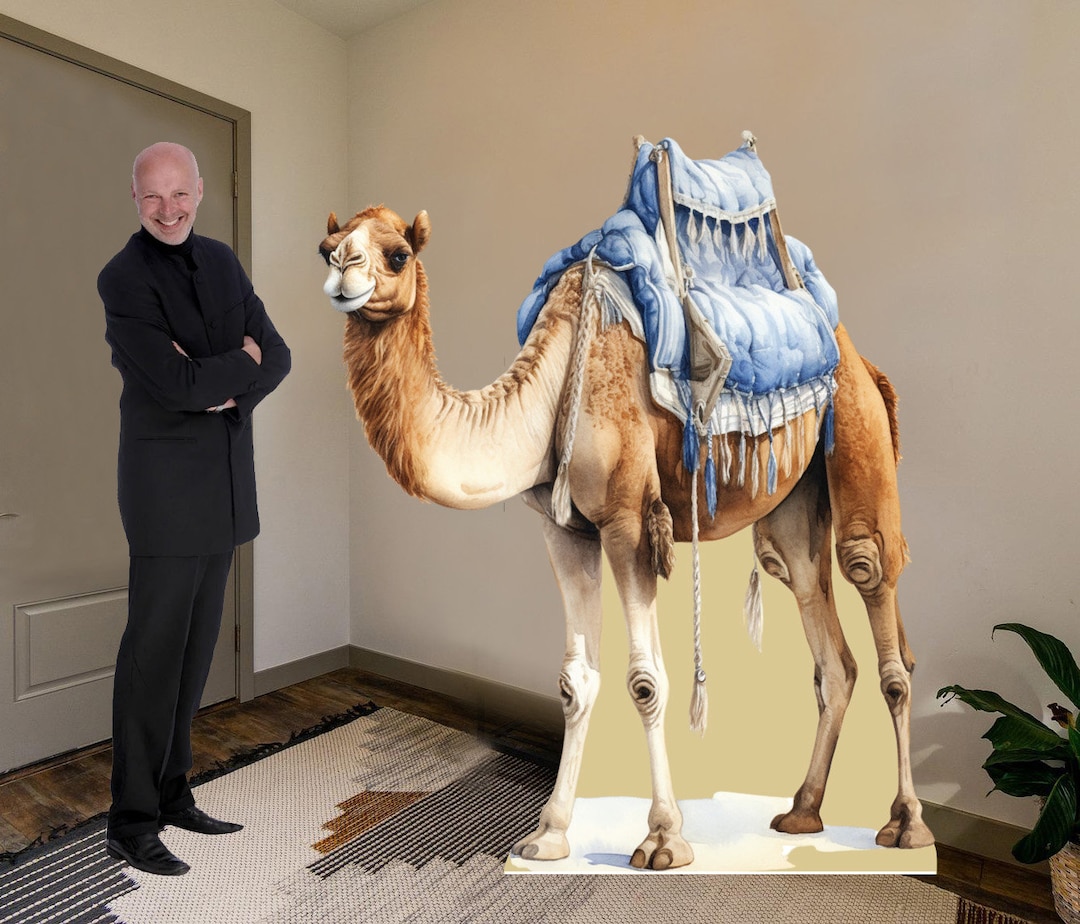 Arabian Camel Cardboard Cutout Prop With Easel on the Back to Make It ...