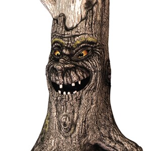 Scary Tree Cardboard Cutout Prop, Free Standing With Easel on Back - Etsy