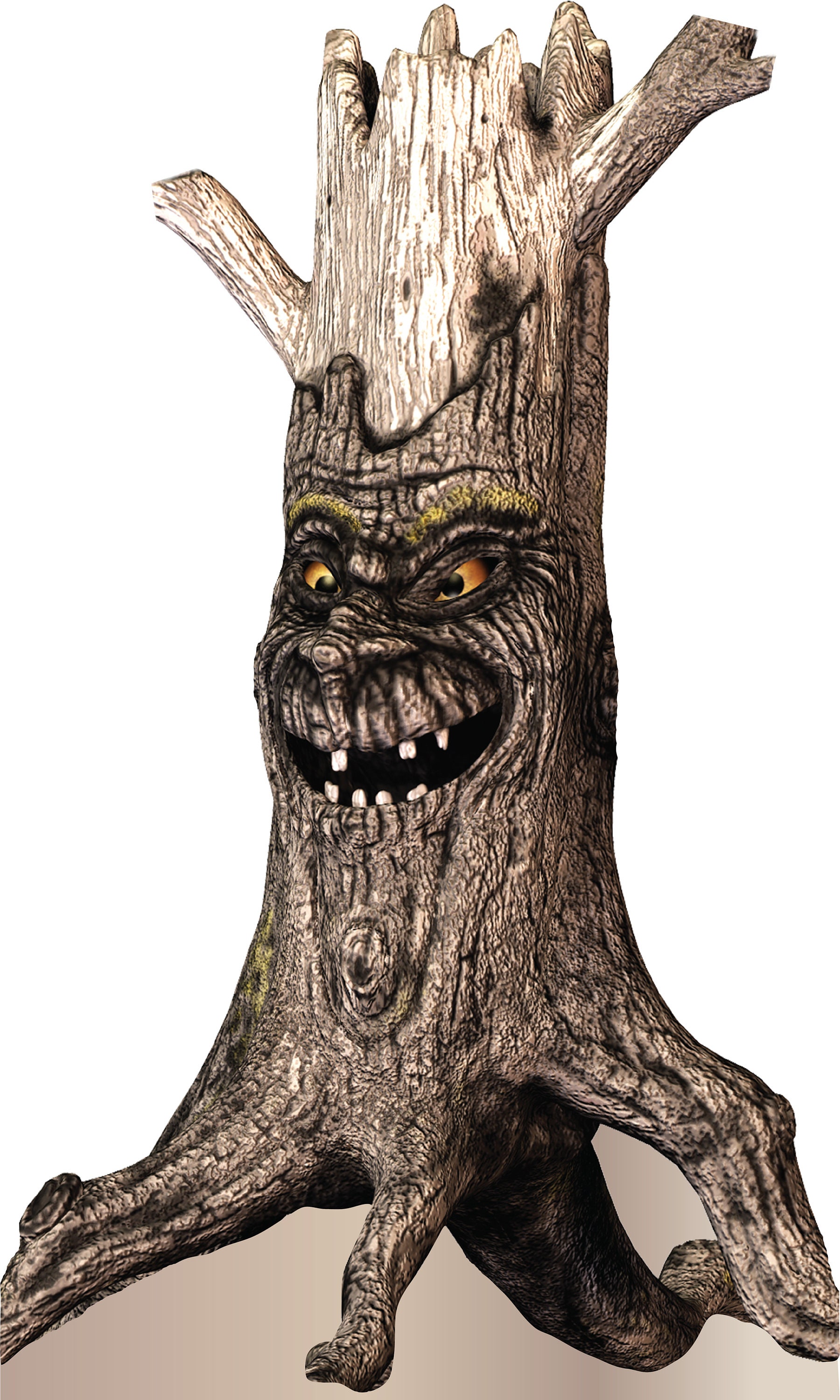 Scary Tree Cardboard Cutout Prop, Free Standing With Easel on Back - Etsy
