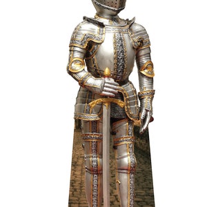 Kings Knight Cardboard Cutout, Knight in Armour, Kings Knight, Medieval ...
