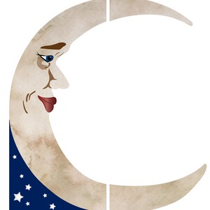 Crescent Moon Cardboard Cutout Prop Party Decoration. Over the Moon ...