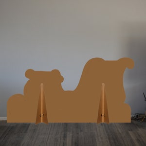 Custom Life Size Cardboard Cutout Sleigh Prop With Easel on the Back ...