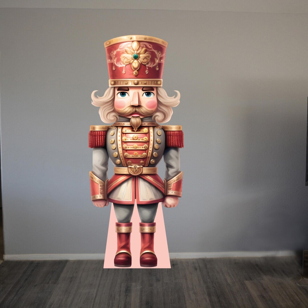 Nutcracker Cardboard Cutout, Free Standing With Easel on the Back - Etsy