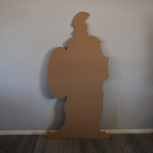 Spartan Gladiator Cardboard Cutout Prop With Easel on the Back to Make ...