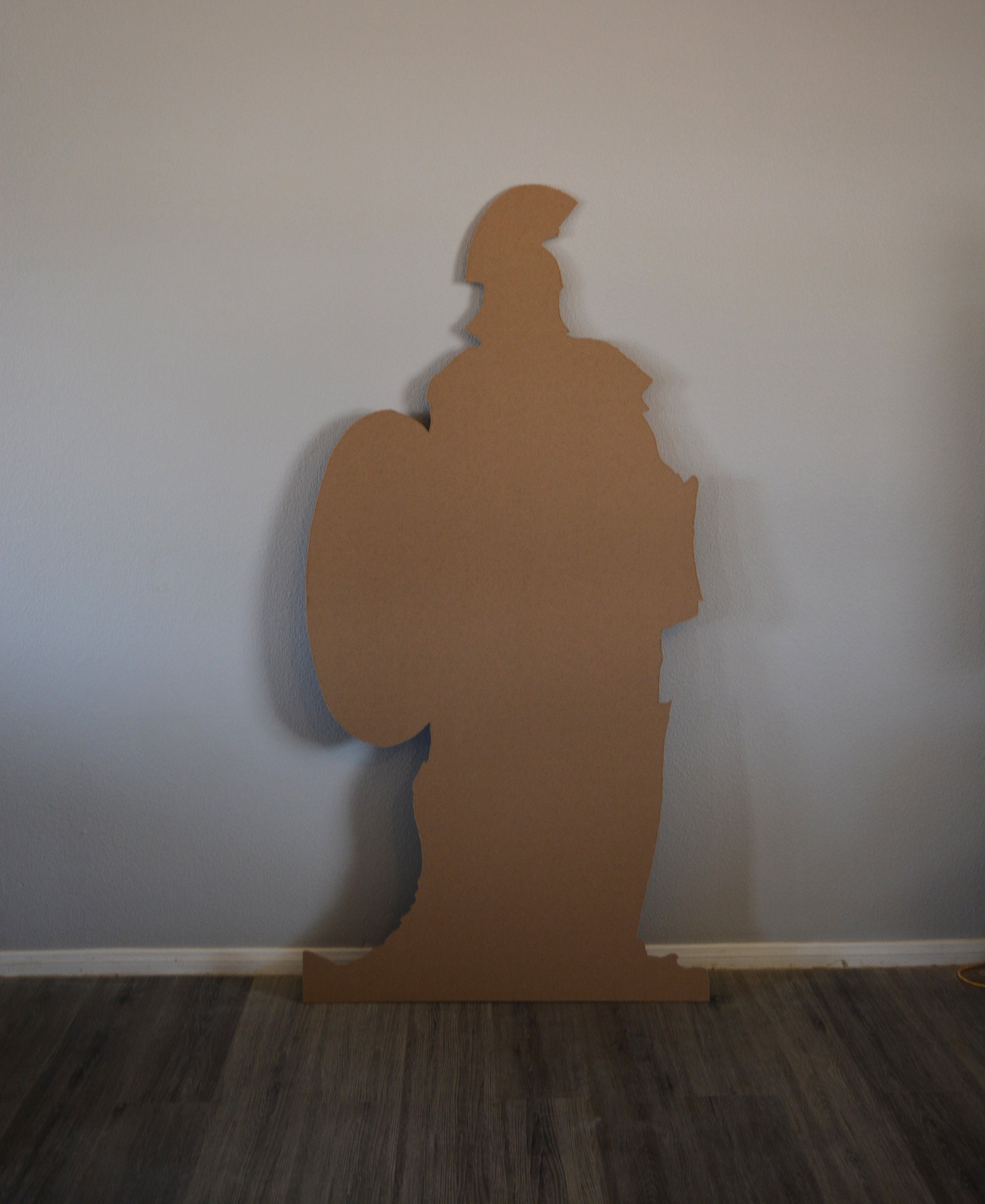 Personalized Spartan Gladiator Cardboard Cutout Prop: Custom Logo ...