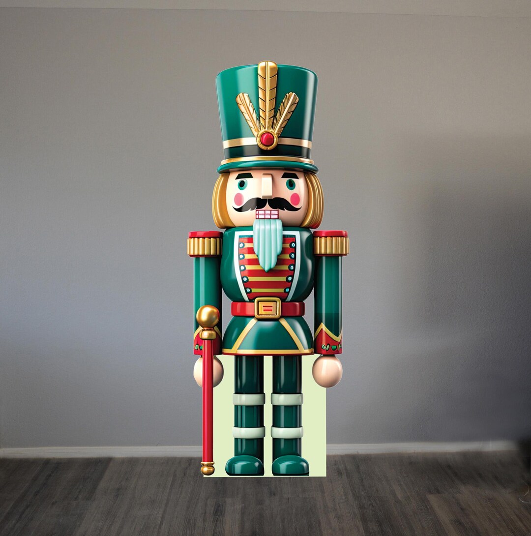 Nutcracker Cardboard Cutout, Free Standing With Easel on the Back. - Etsy