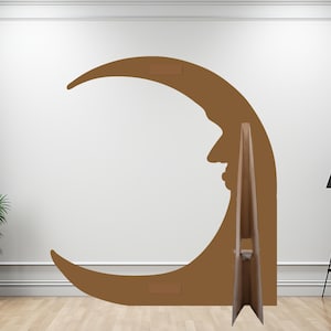 Crescent Moon Cardboard Cutout Prop Party Decoration. Over the Moon ...