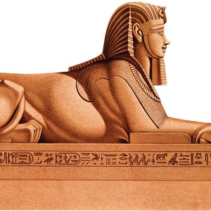 Egyptian Sphinx Cardboard Cutout, With Easel on the Back so It Will ...