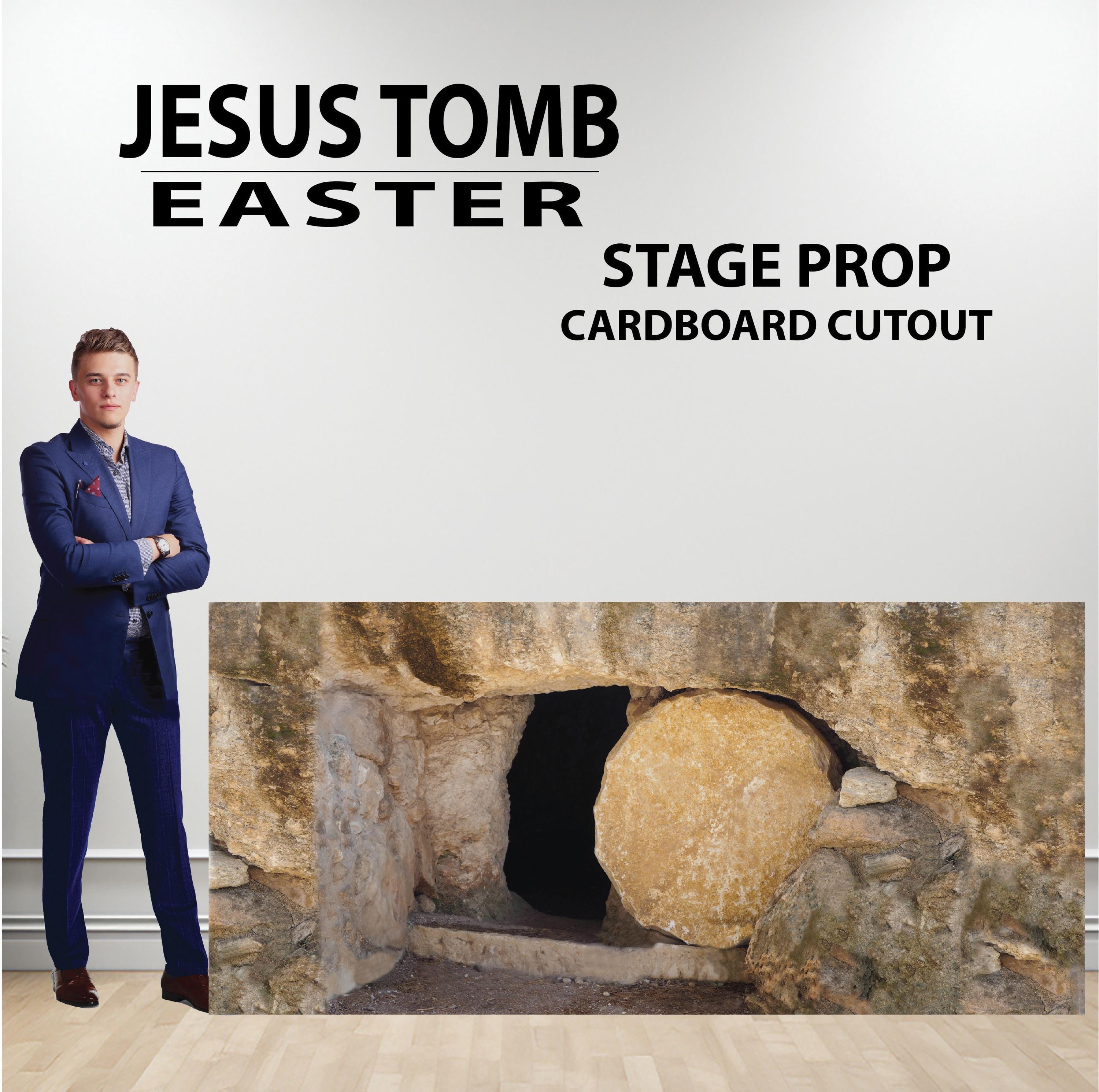 Tomb of Jesus, Easter Sunday Tomb Prop, Cardboard Cutout, With Easel 90 ...