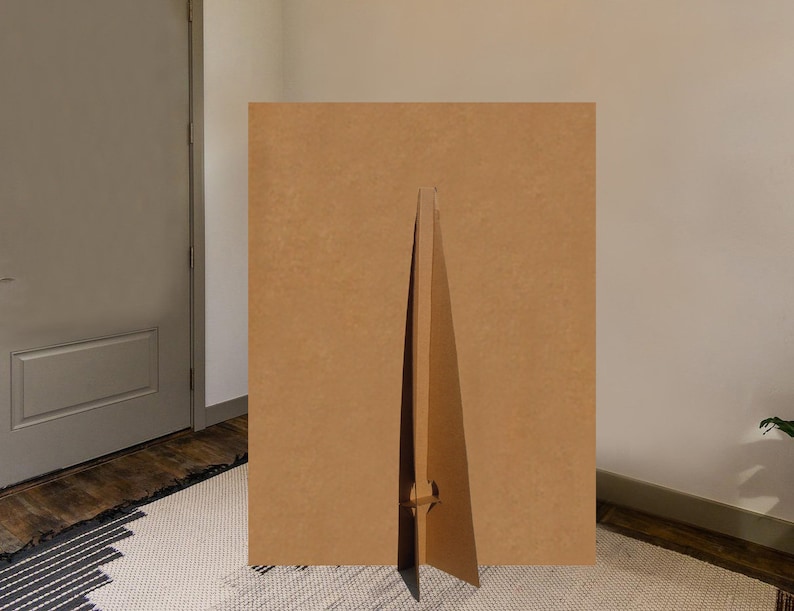 Santa Cardboard Cutout Free Standing With Easel on Back - Etsy